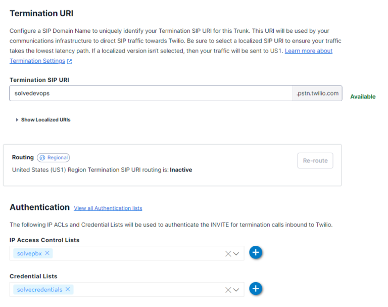 FreePBX: How to Create a SIP Trunk with Twilio – Solve DevOps